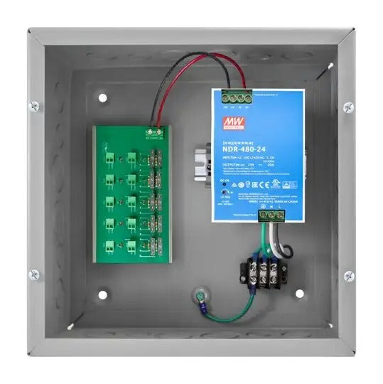 Somfy 24V Power Enclosure | 10-Motor Distribution Panel – ShadeMotorsDirect